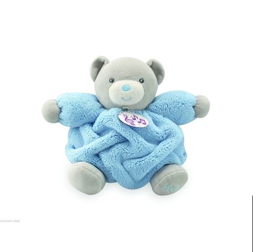 SMALL MUSICAL CHUBBY BEAR - BLUE | Toys | Toy Street UK