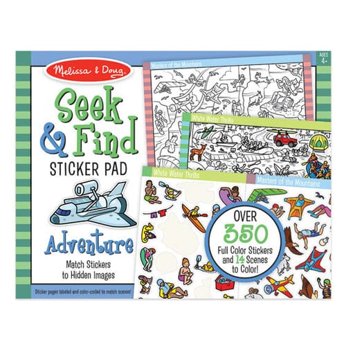 Seek & Find Sticker Pad - Adventure | Toys | Toy Street UK
