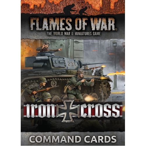 Flames of War: Iron Cross Command Cards | Toys | Toy Street UK