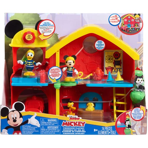 Mickey Mouse Fire House Playset | Toys | Toy Street UK