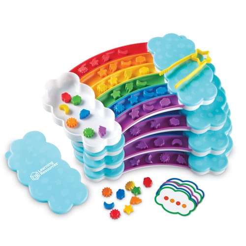 Rainbow Sorting Trays Classroom Edition (Set of 4) | Toys | Toy Street UK