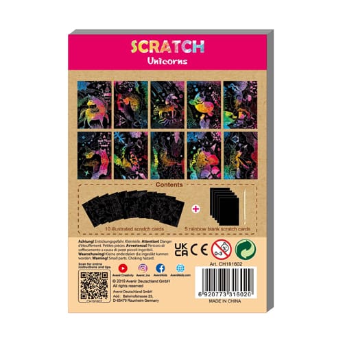 Mini Scratch Book - Unicorns | Toys | Toy Street UK