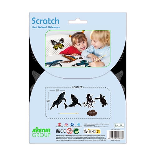 Scratch Sea Animal Stickers | Toys | Toy Street UK