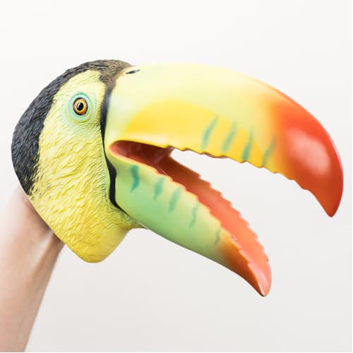 Wild Thingz Hand Puppet - Green Toucan | Toys | Toy Street UK