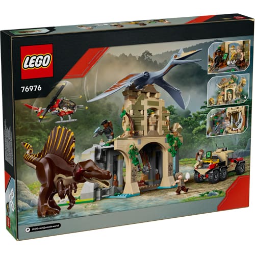 Lego Jurassic World 76976 Spinosaurus & Quetzalcoatlus Air Mission ...