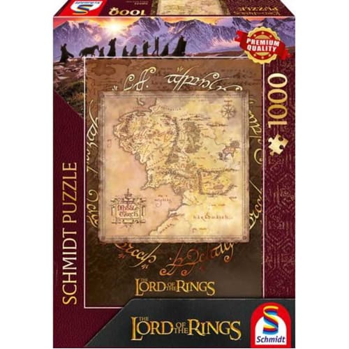 The Lord of the Rings: Middle Earth Puzzle - 1000 Pieces | Toys | Toy ...
