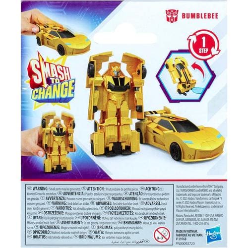 Transformers Earthspark: 1 Step Smash Changer Bumblebee | Toys | Toy ...